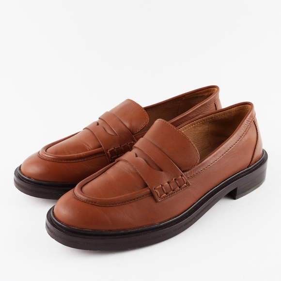 Madewell | Shoes | Madewell The Vernon Loafer In Dried Maple Leather ...
